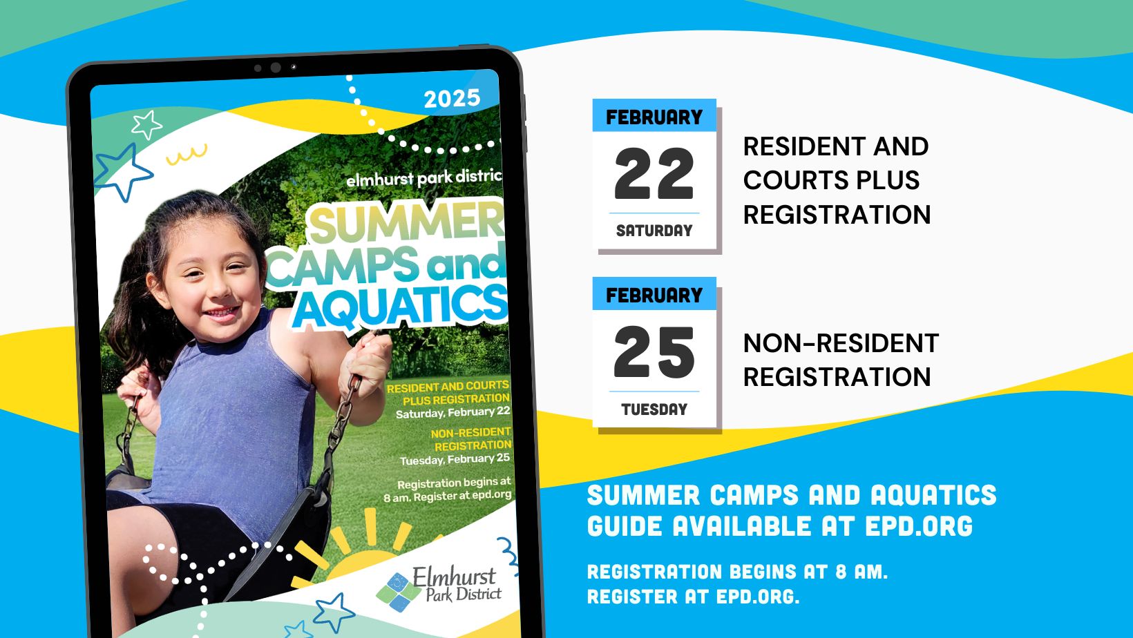 Summer Camps & Aquatics Guide now available | Elmhurst Park District